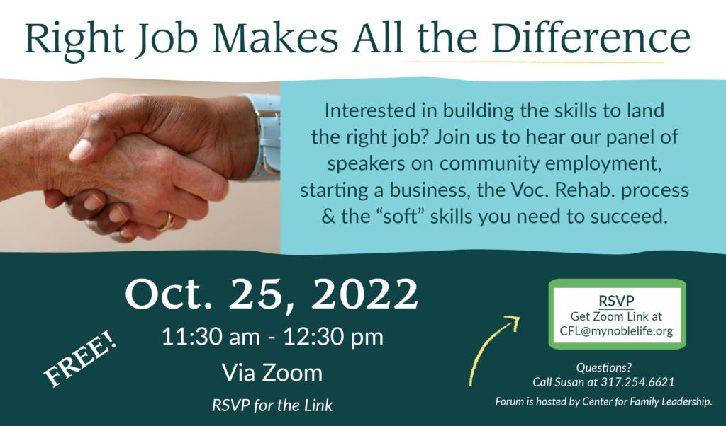 Right Job Makes All the Difference - Noble
