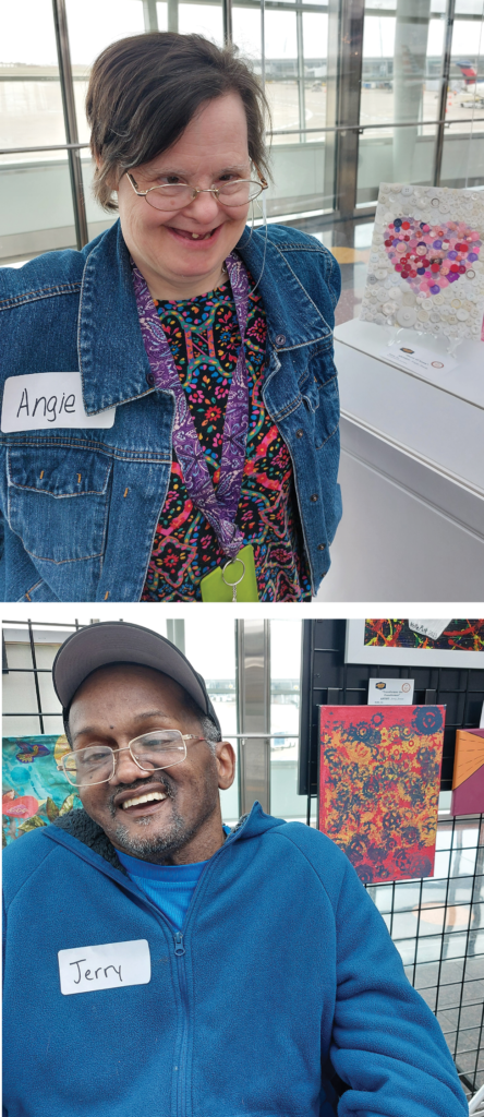 Angie and Jerry at Art Exhibit - Noble